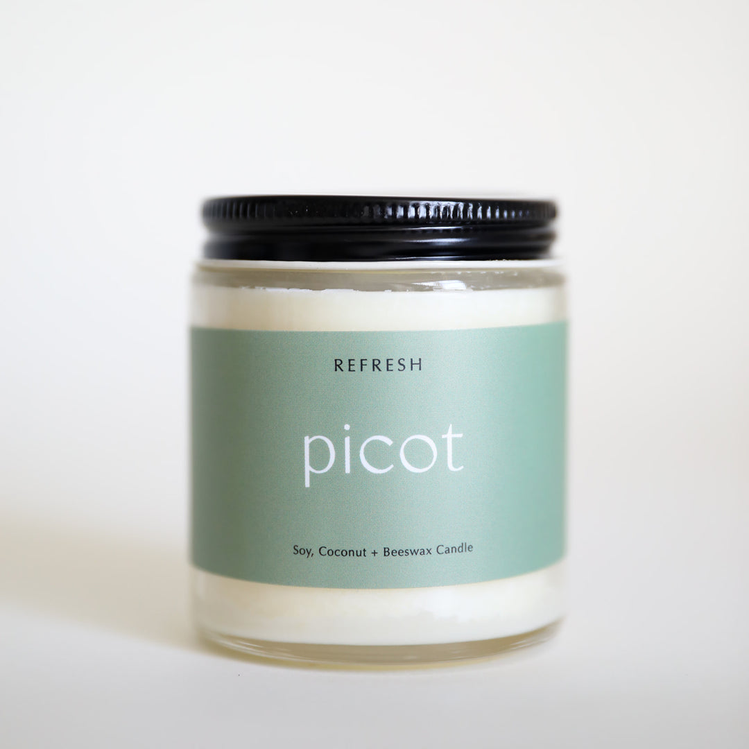 Natural Orange Mint Candle with Eucalyptus oils – Picot