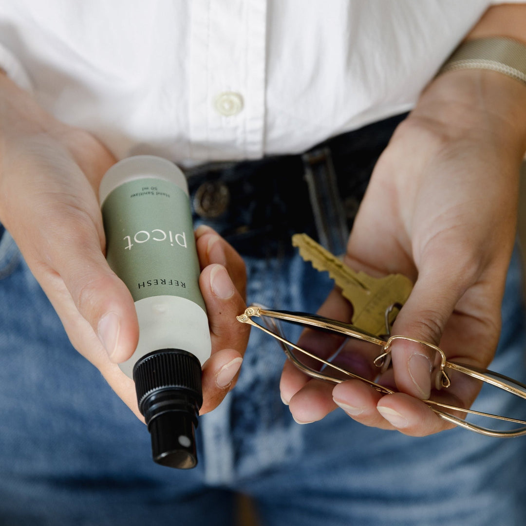 Non-sticky Hand Sanitizer — Peppermint, Blood Orange & Eucalyptus – Picot